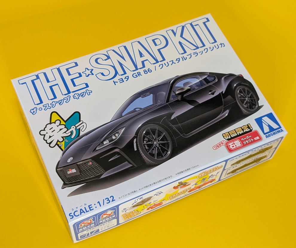 1/32 Aoshima - Snap Kit Toyota GR86 Black Silica – SuperModels