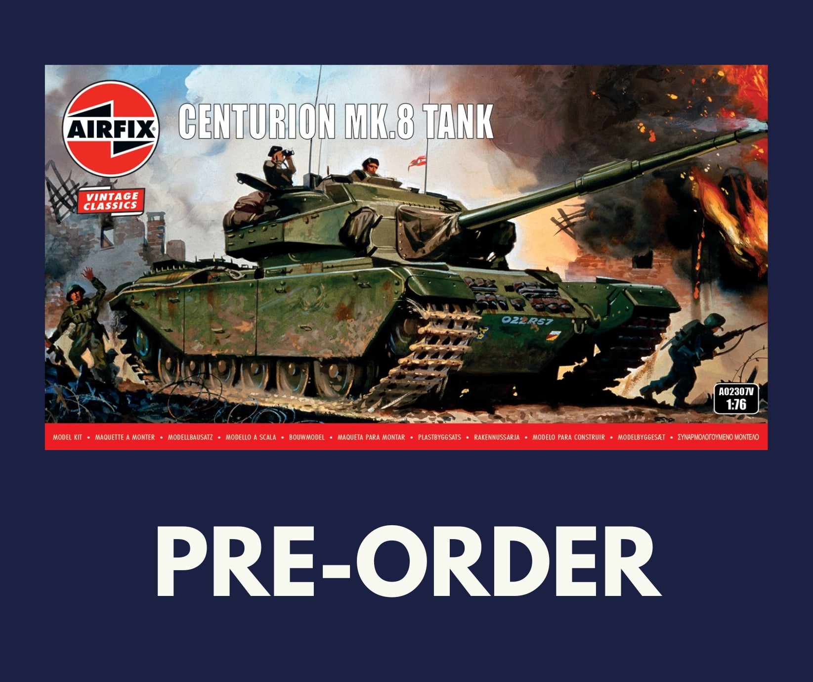 1/72 Airfix - Centurion Mk.8 Tank A02307V (PRE-ORDER) – SuperModels
