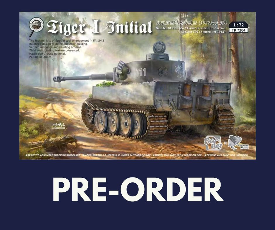 1/72 Border Model - Tiger I Initial (PRE-ORDER) – SuperModels