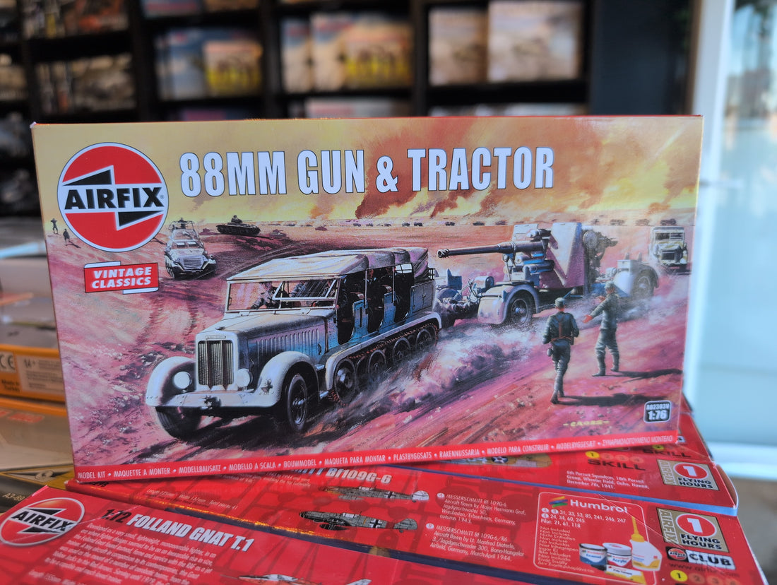 1/76 Airfix - 88mm Gun & Tractor – SuperModels
