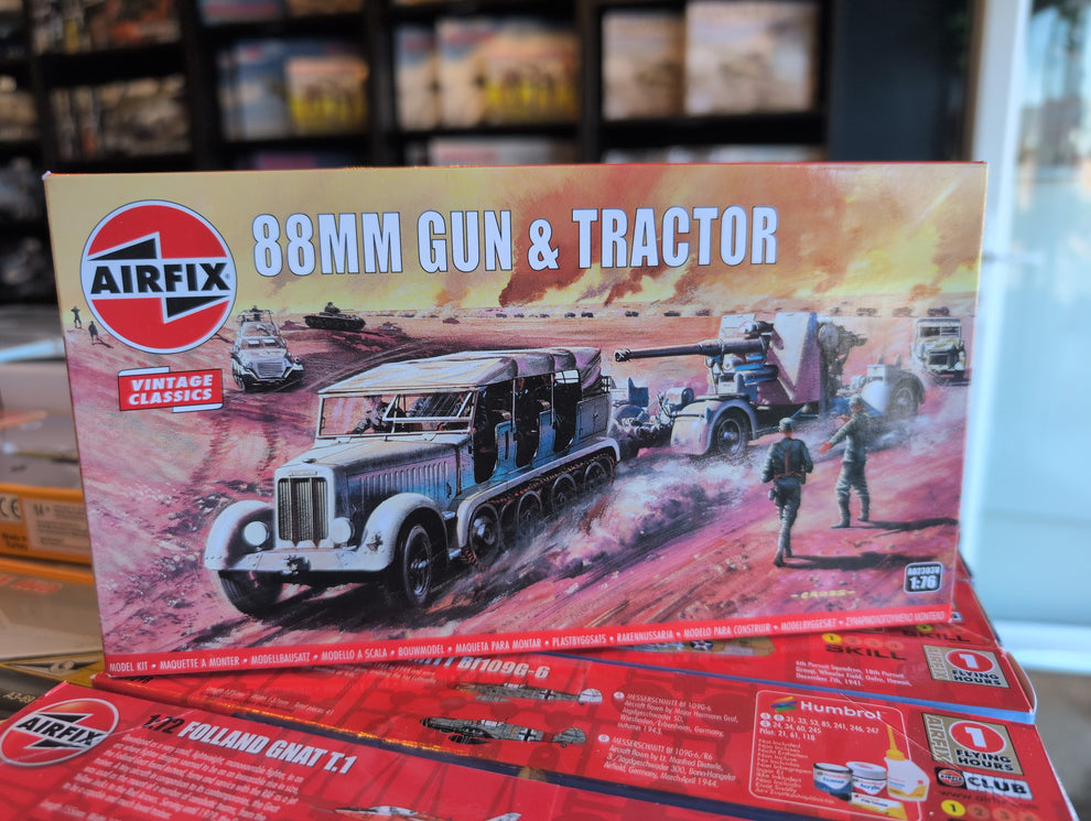 1/76 Airfix - 88mm Gun & Tractor – SuperModels