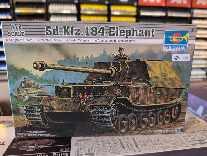 1/72 Trumpeter - German Army SdKfz 184 Elefant 1944 Heavy Tank Destroy ...