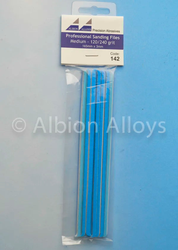 Albion Alloys - 1/8" Professional Sanding File - Medium – SuperModels